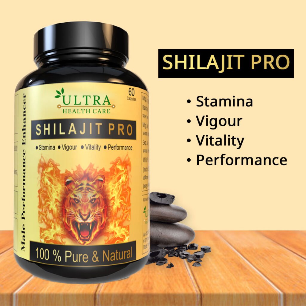 Ultra Healthcare Premium Quality Pure Shilajit Pro Capsule Extra Power ...